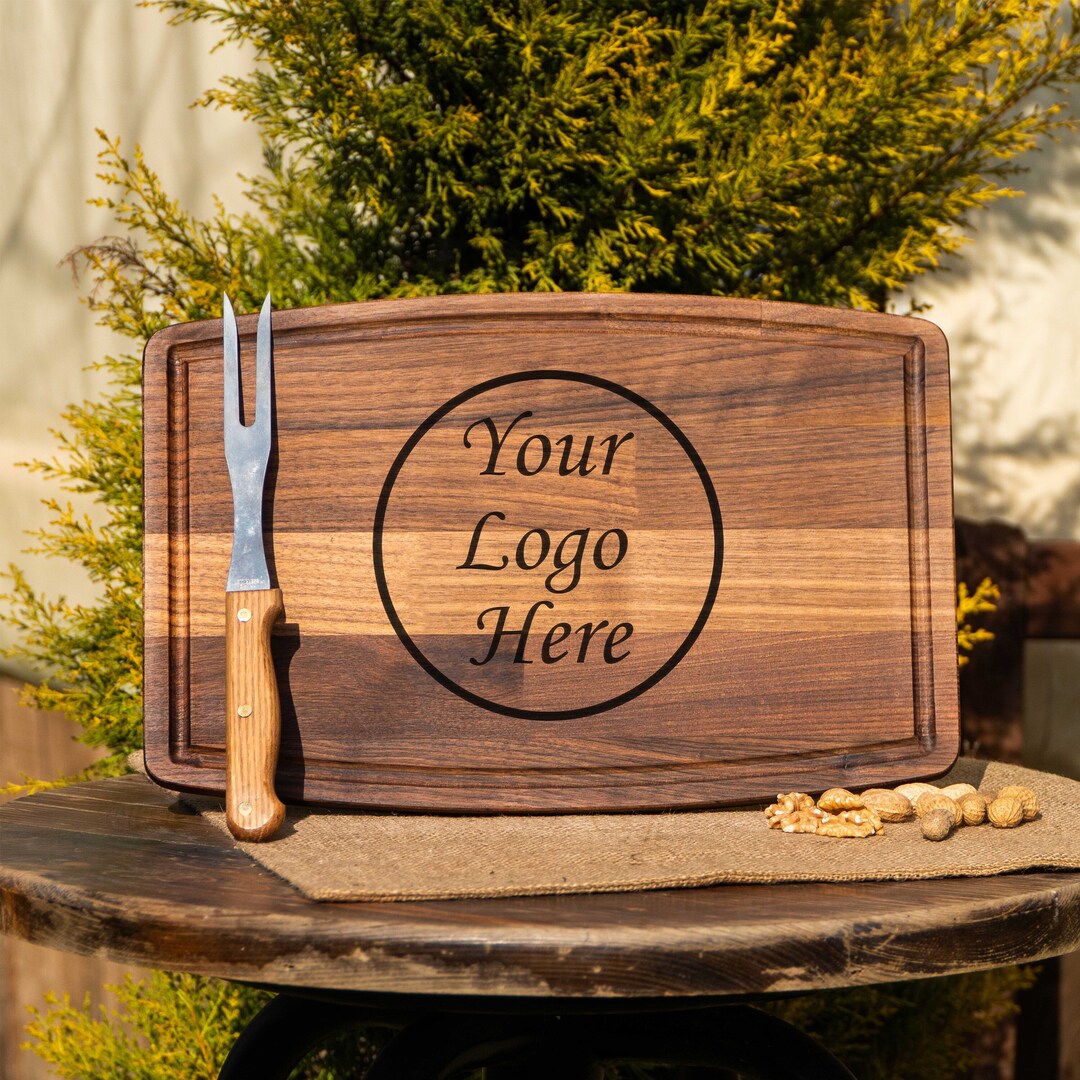 Personalized Cutting Board, Engraved Logo Cutting Board, Custom Serving ...