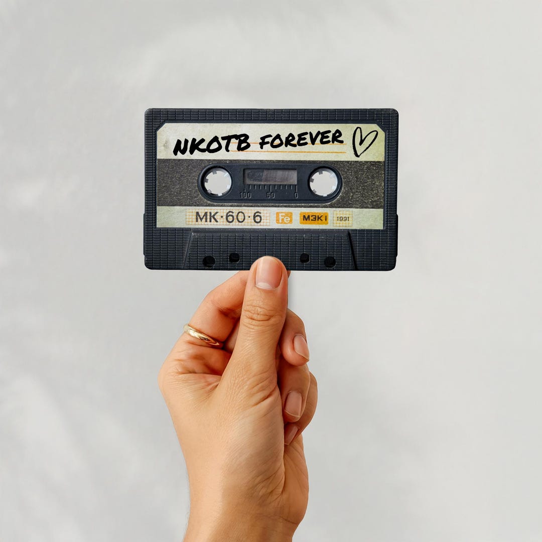NKOTB Sticker| Retro Cassette | New Kids on the Block | 80s 90s ...