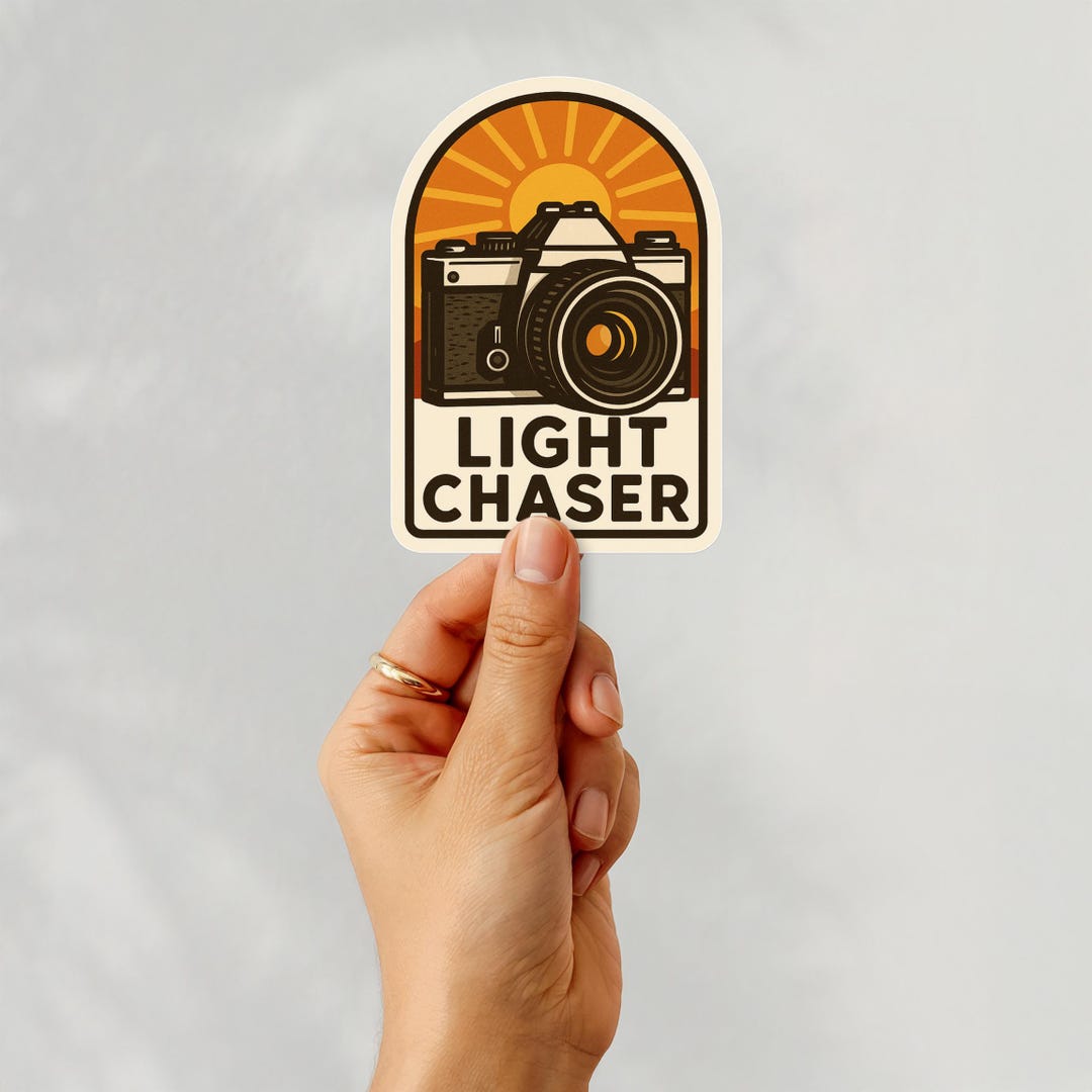 Light Chaser Sticker | Gift for Photographers - Etsy