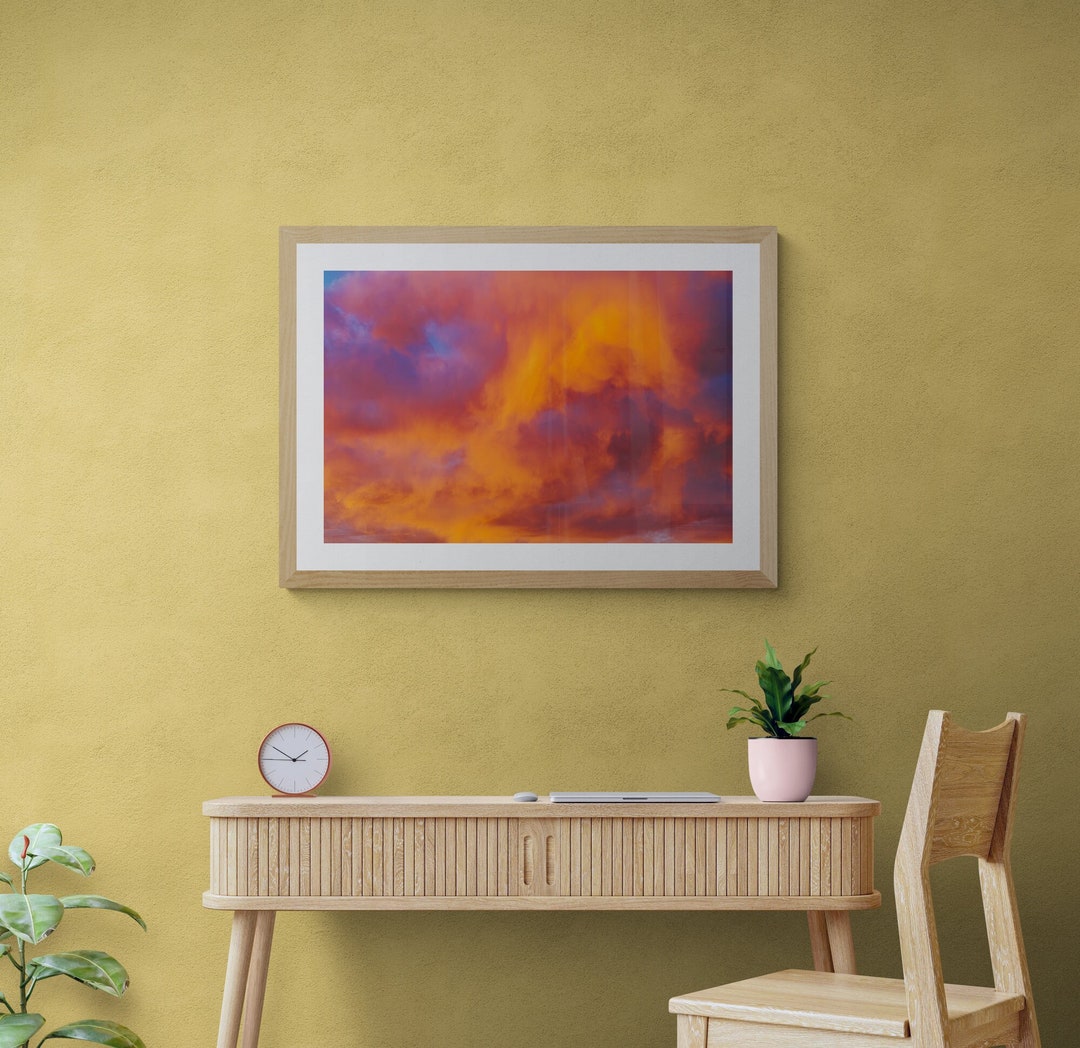 Clouds Photography Print | Colorful Wall Decor | Fine Art Photography ...