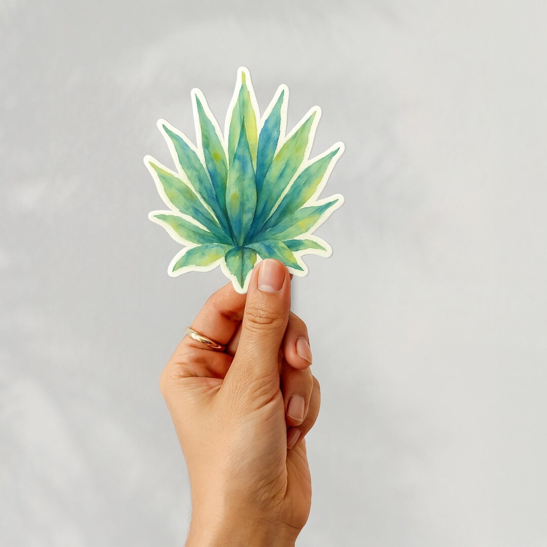 Succulent Plant Sticker | Agave Sticker | Plant Lover | Gift for ...