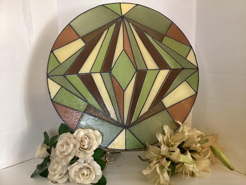 Hand Painted Faux Stained Glass, Beautiful and Functional Glass, Unique ...