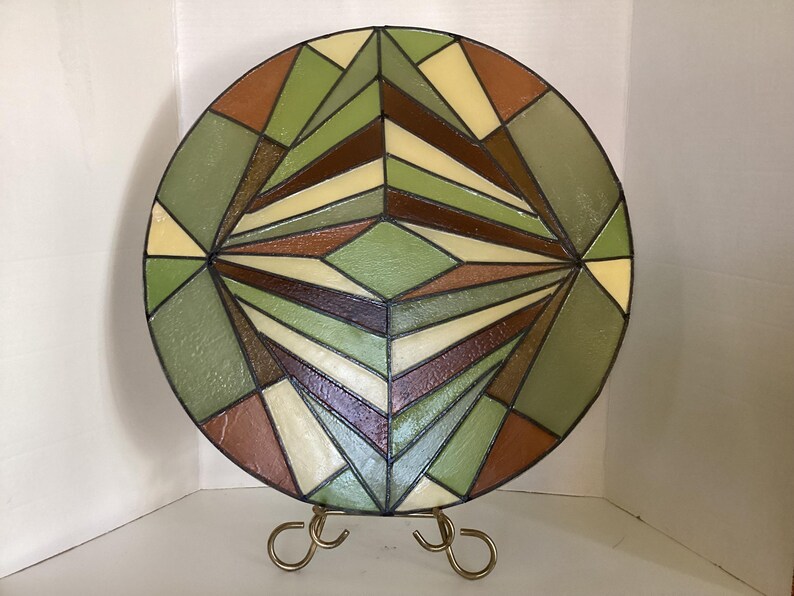 Hand Painted Faux Stained Glass, Beautiful and Functional Glass, Unique ...