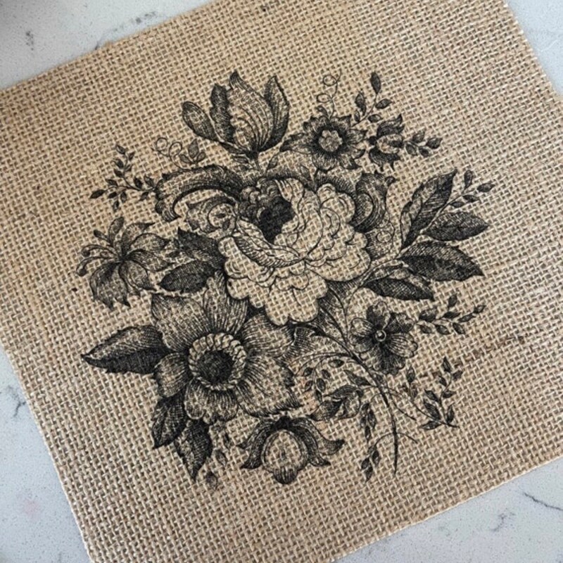 Burlap Print - Etsy