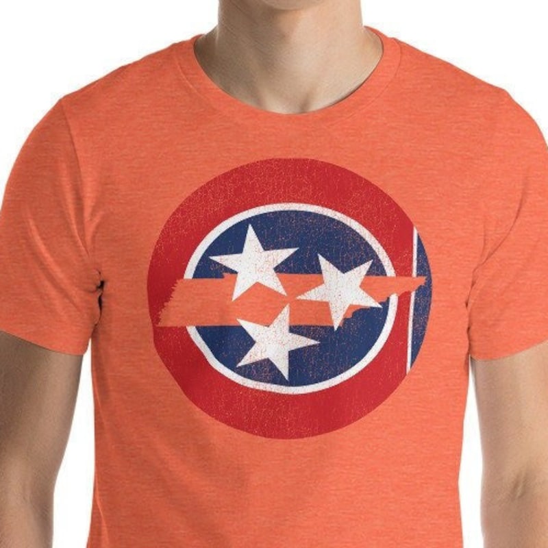 Mens Tennessee Flag Shirt - Etsy