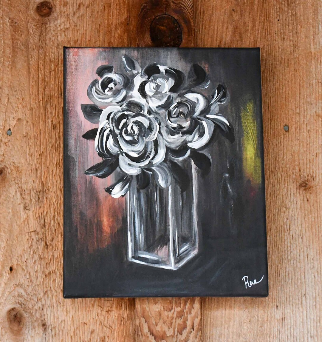 Encore - Abstract Flowers - Still Life Painting - Original Painting ...