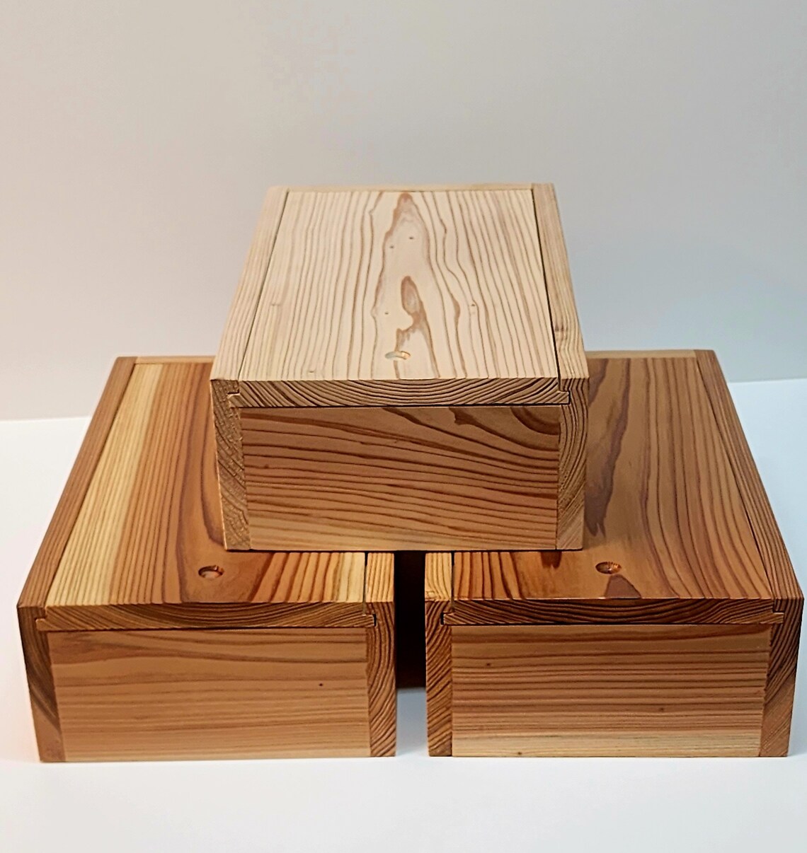 Flat Storage Box Cedar With Sliding Lid. Handcrafted Storage Solution ...