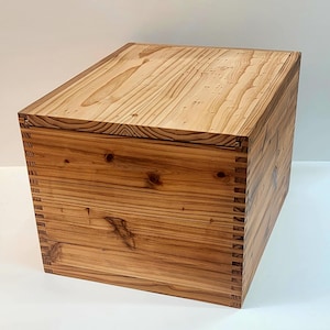 Extra Large Square Cedar Box W/sliding Lid. Repel Bugs From Clothing ...