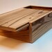 Flat Storage Box Cedar With Sliding Lid. Handcrafted Storage Solution ...