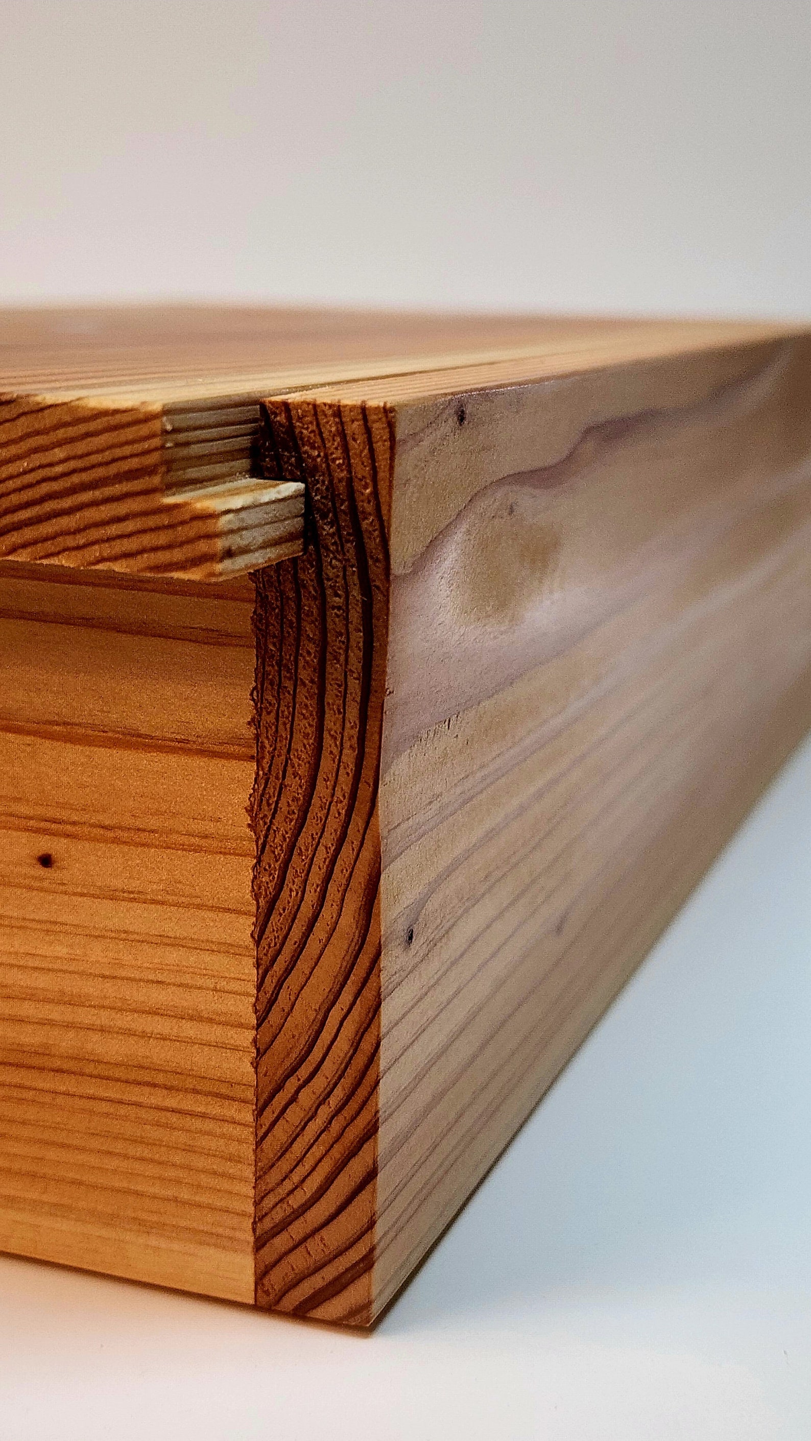 Flat Storage Box Cedar With Sliding Lid. Handcrafted Storage Solution ...