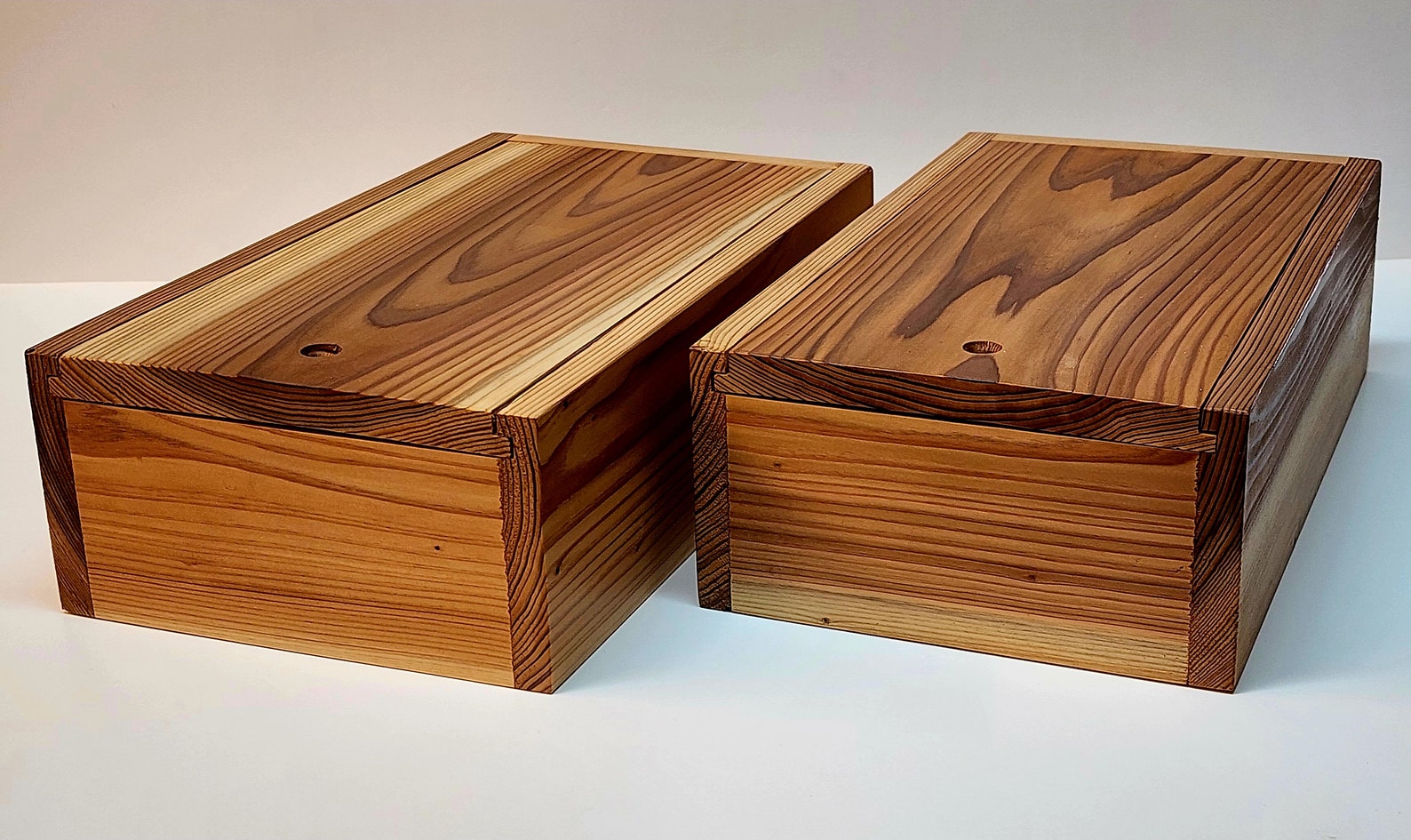 Flat Storage Box Cedar With Sliding Lid. Handcrafted Storage Solution ...