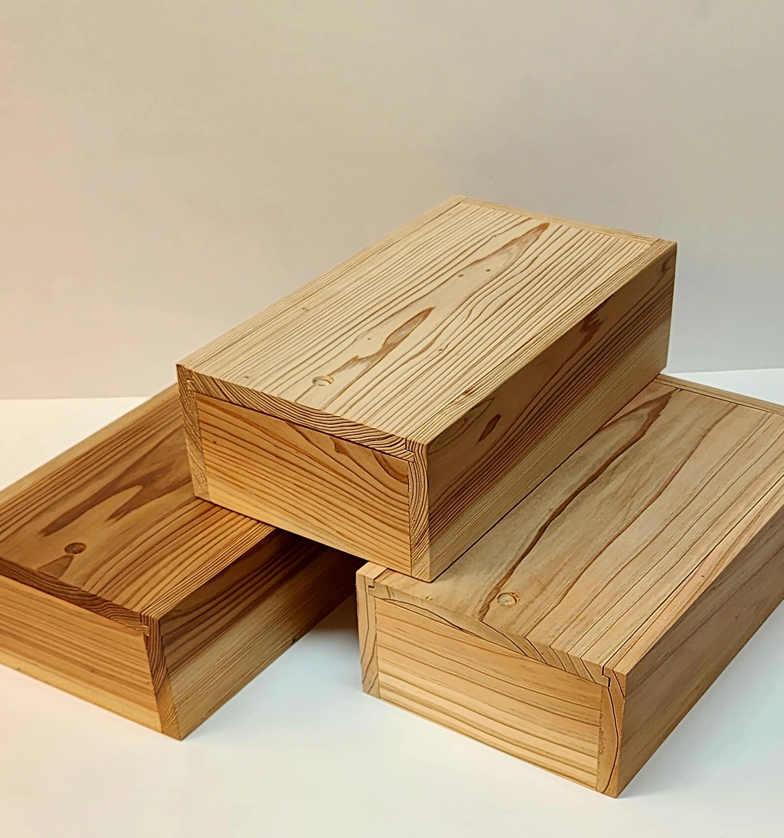 Flat Storage Box Cedar With Sliding Lid. Handcrafted Storage Solution ...