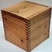 Handcrafted Cubic Figured Cedar Box With Sliding Lid - Etsy