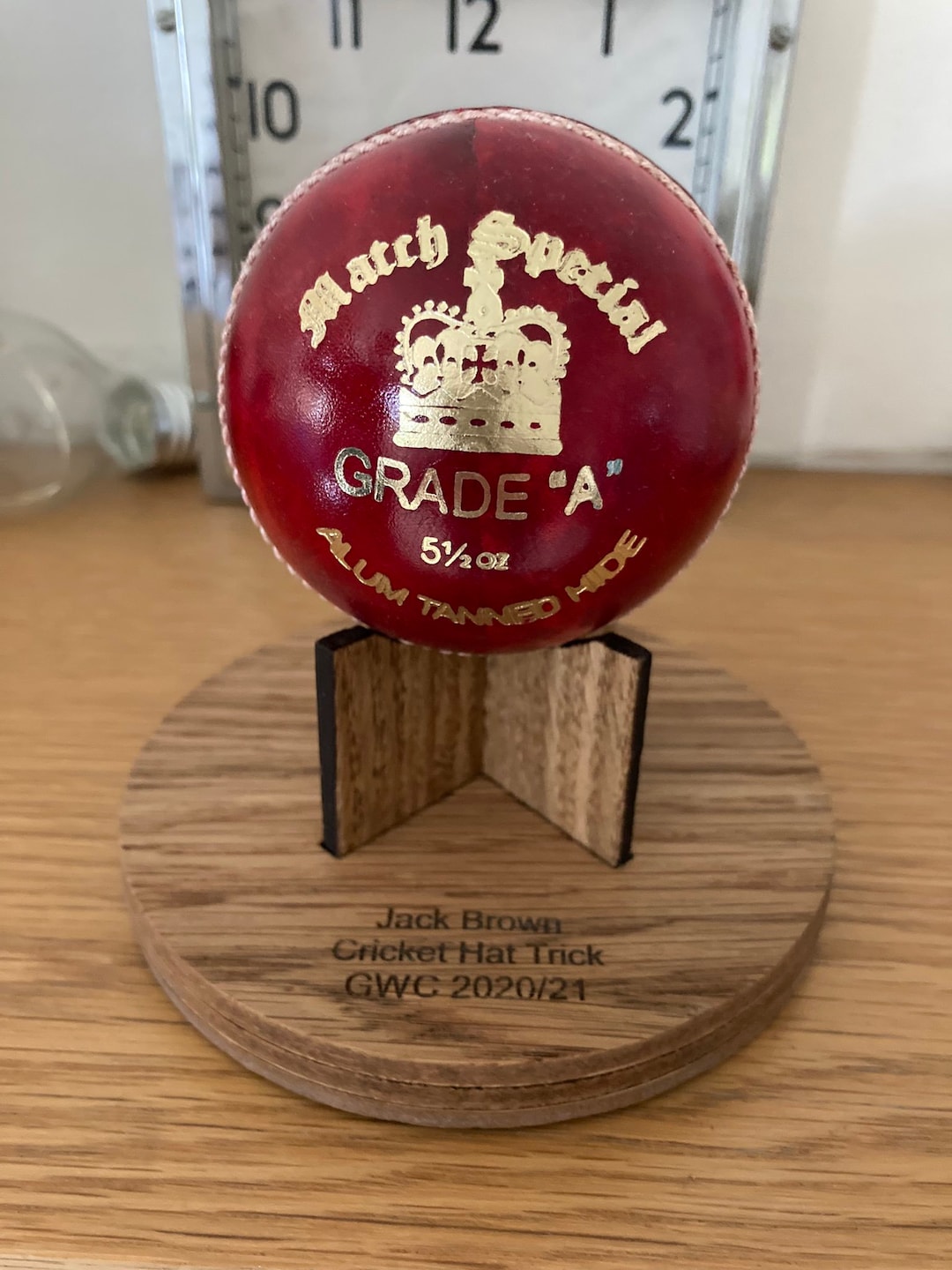 Personalized Ball Stand Custom Ball Stand Hockey Cricket - Etsy