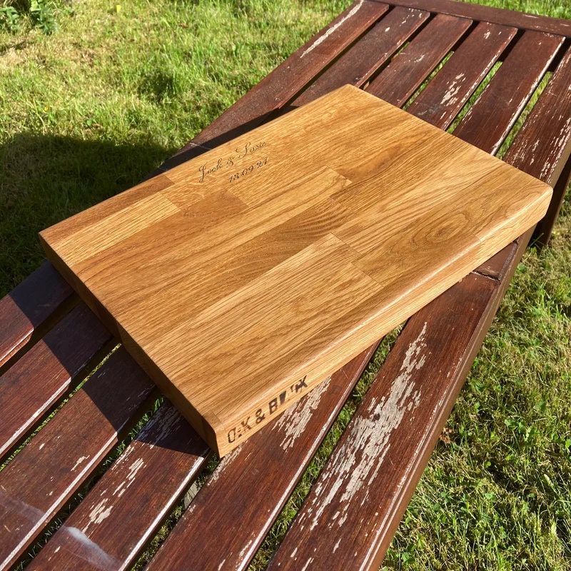 Chunky Chopper Wooden Chopping Board Custom Chopping Board Engraved ...