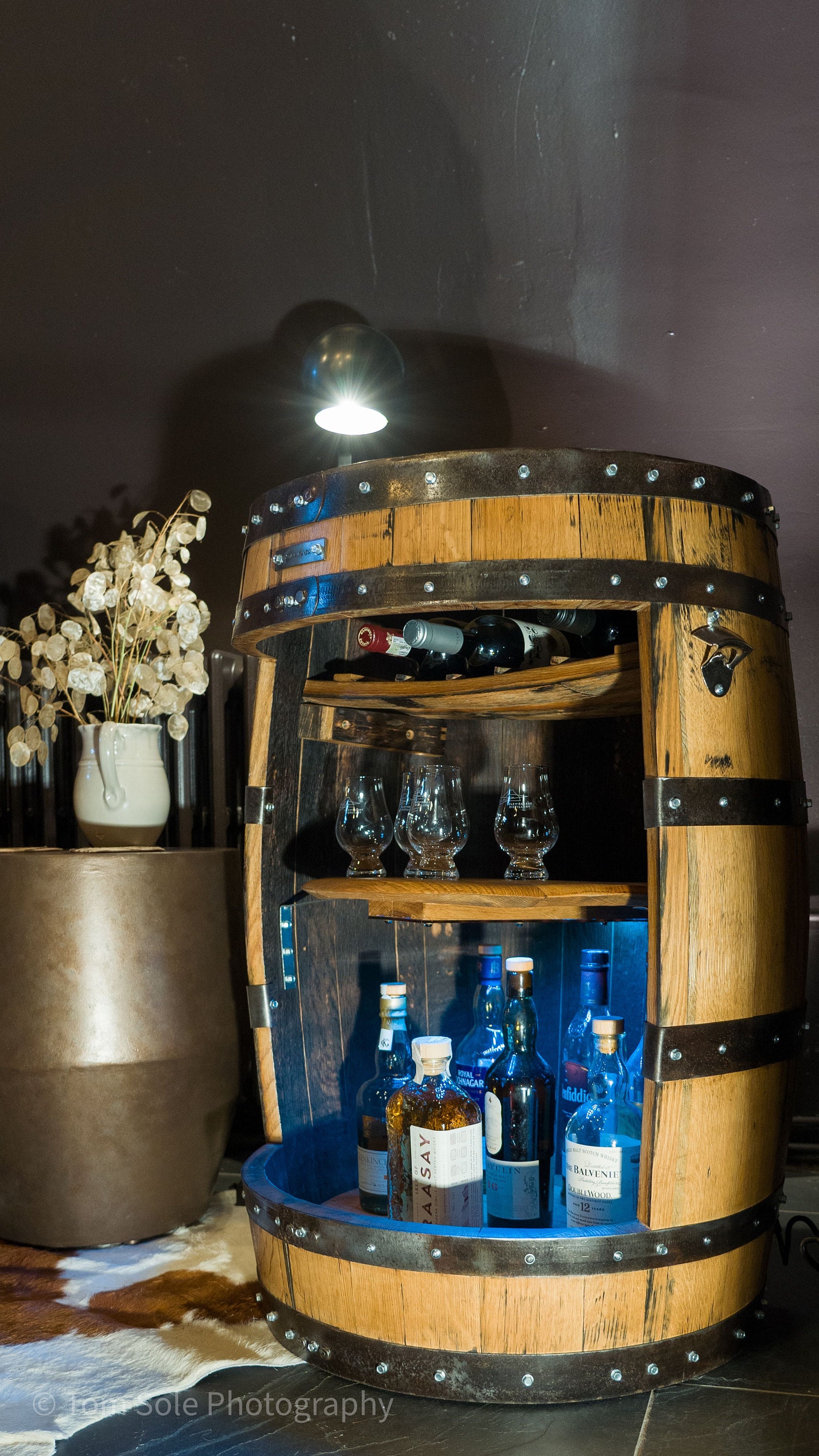 Barrel Bar Barrel Display Cabinet Liquor Cabinet Whisky - Etsy