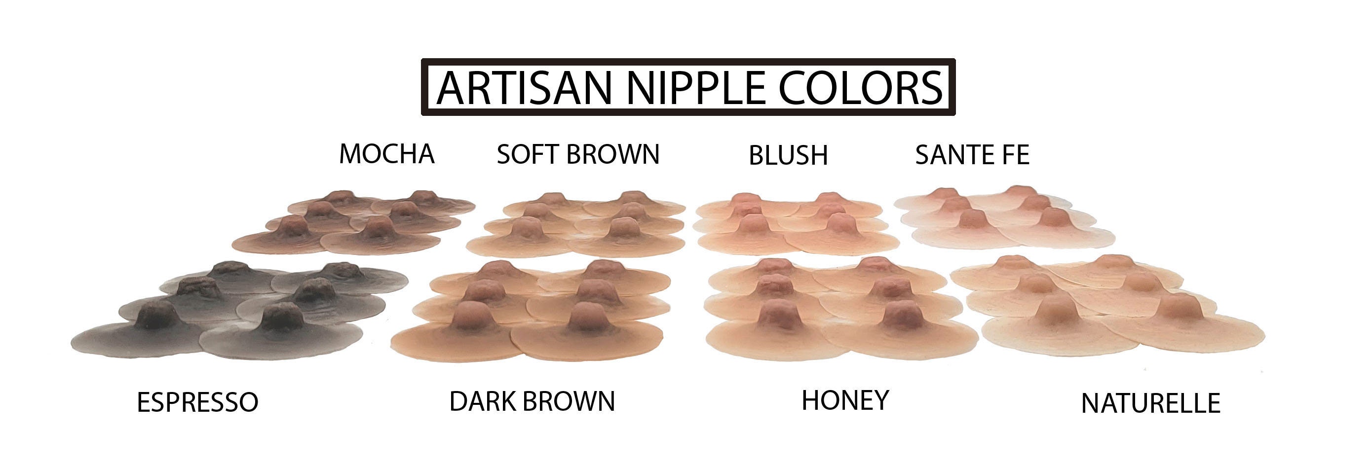 Daring Style Silicone Nipple Prosthetic Ready-to-ship for Breast Cancer ...