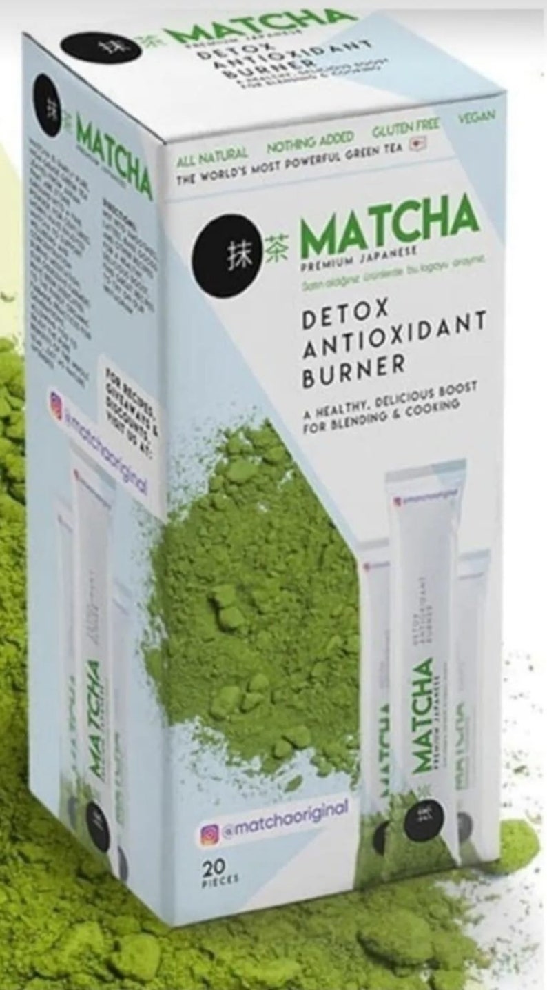 Matcha Premium Japanese Strawberry Flavored Detox Burner Form Tea - Etsy