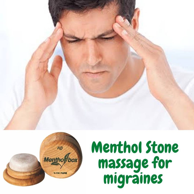 3 Menthol Box Migraine Stone Menthol Box Migraine Stone - Etsy