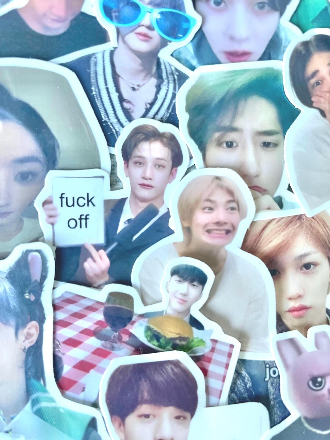 Handmade Stray Kids Meme Sticker Grab Bag, Stray Kids Funny Stickers ...