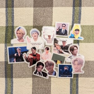 Handmade Ateez Meme Sticker Grab Bag Wooyoung Sticker Ateez San Sticker ...