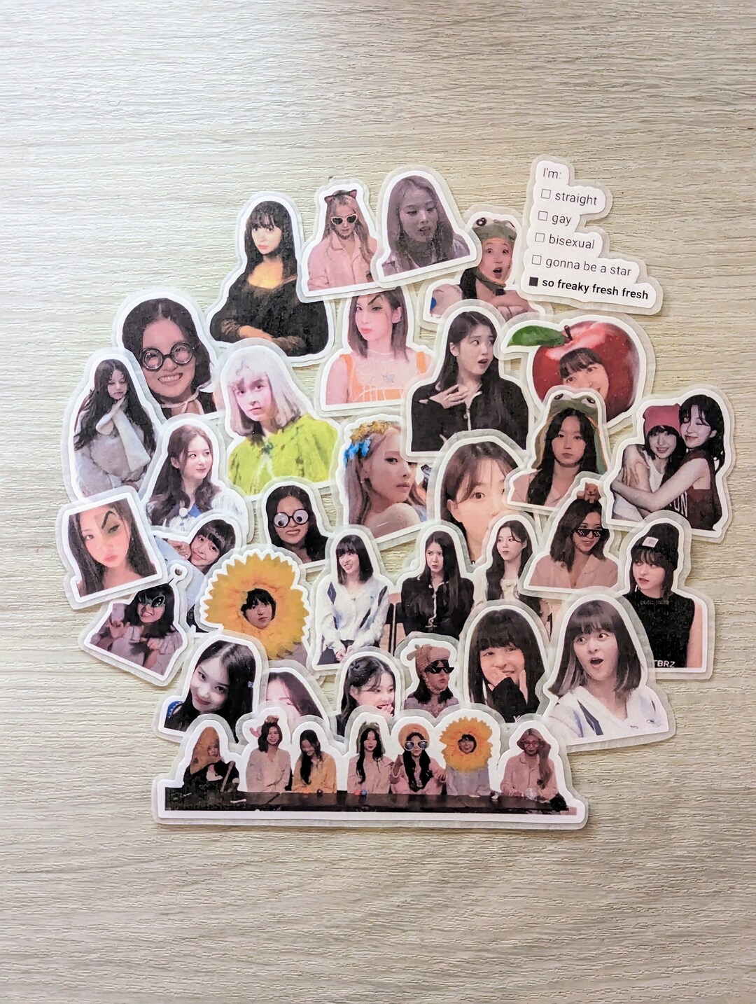Handmade Nmixx Meme Stickers! | Nmixx | Kpop Meme Sticker | Kpop ...