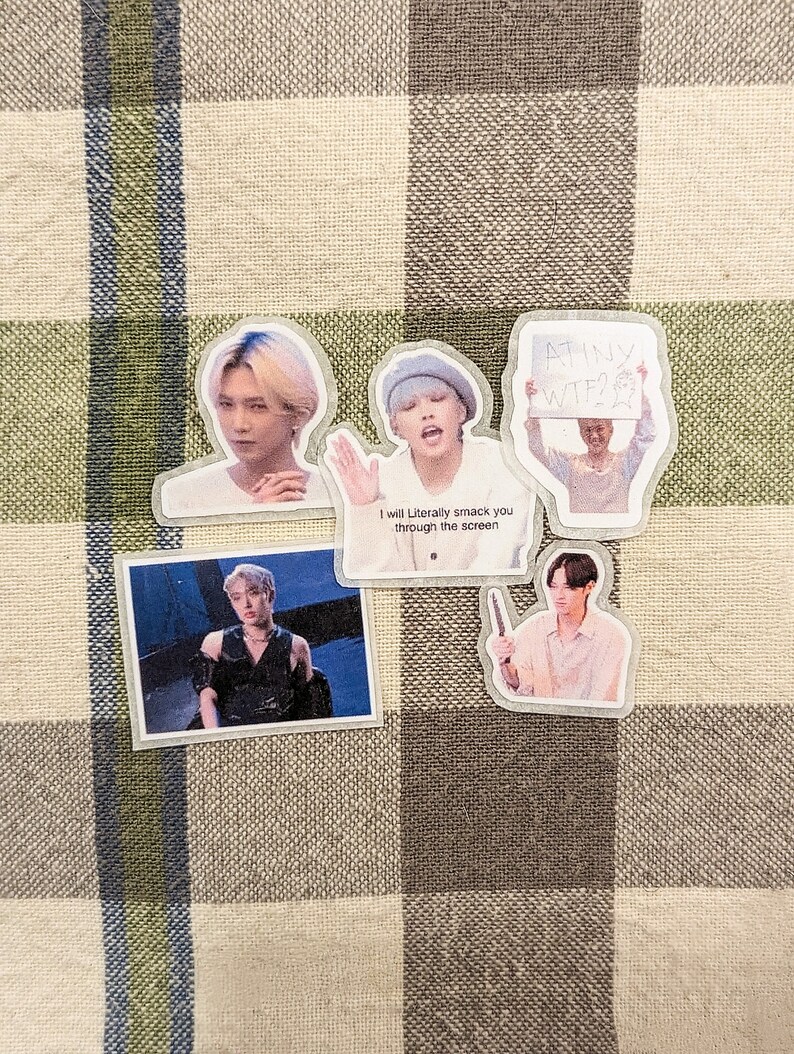 Handmade Ateez Meme Sticker Grab Bag Wooyoung Sticker Ateez - Etsy