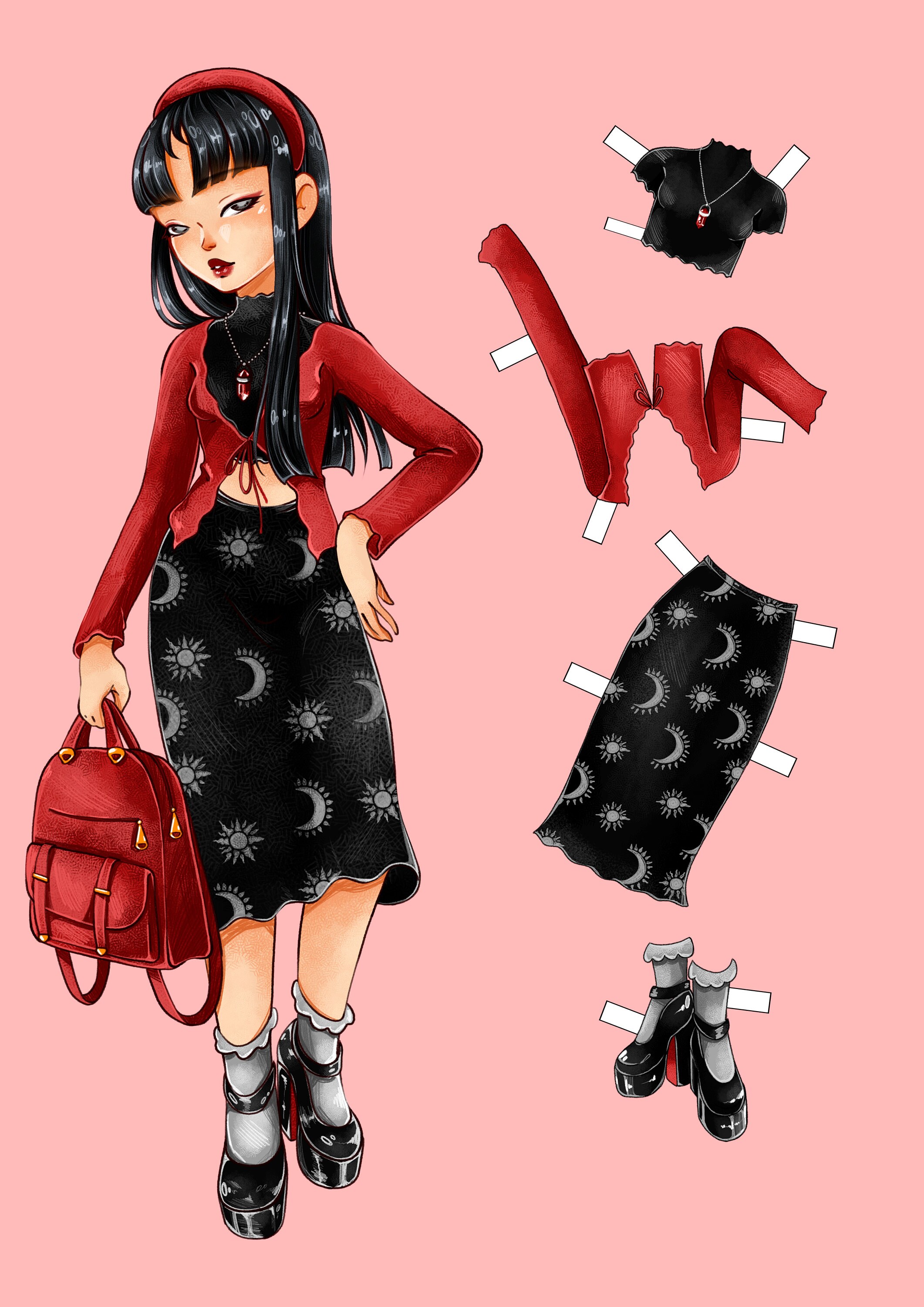 Paper Doll - Cutecore Pdf - Etsy