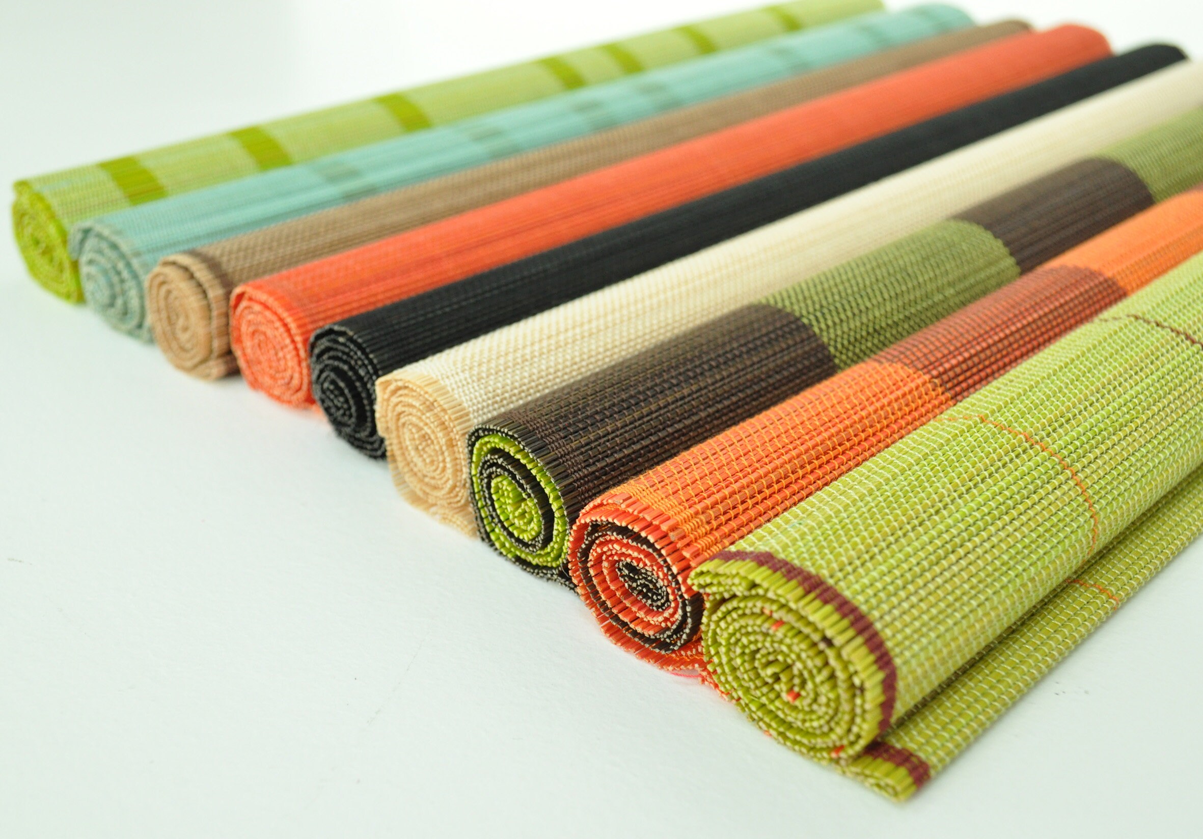 Bamboo Wood Handmade Bamboo Placemats Table Mats Pack of 4 - Etsy