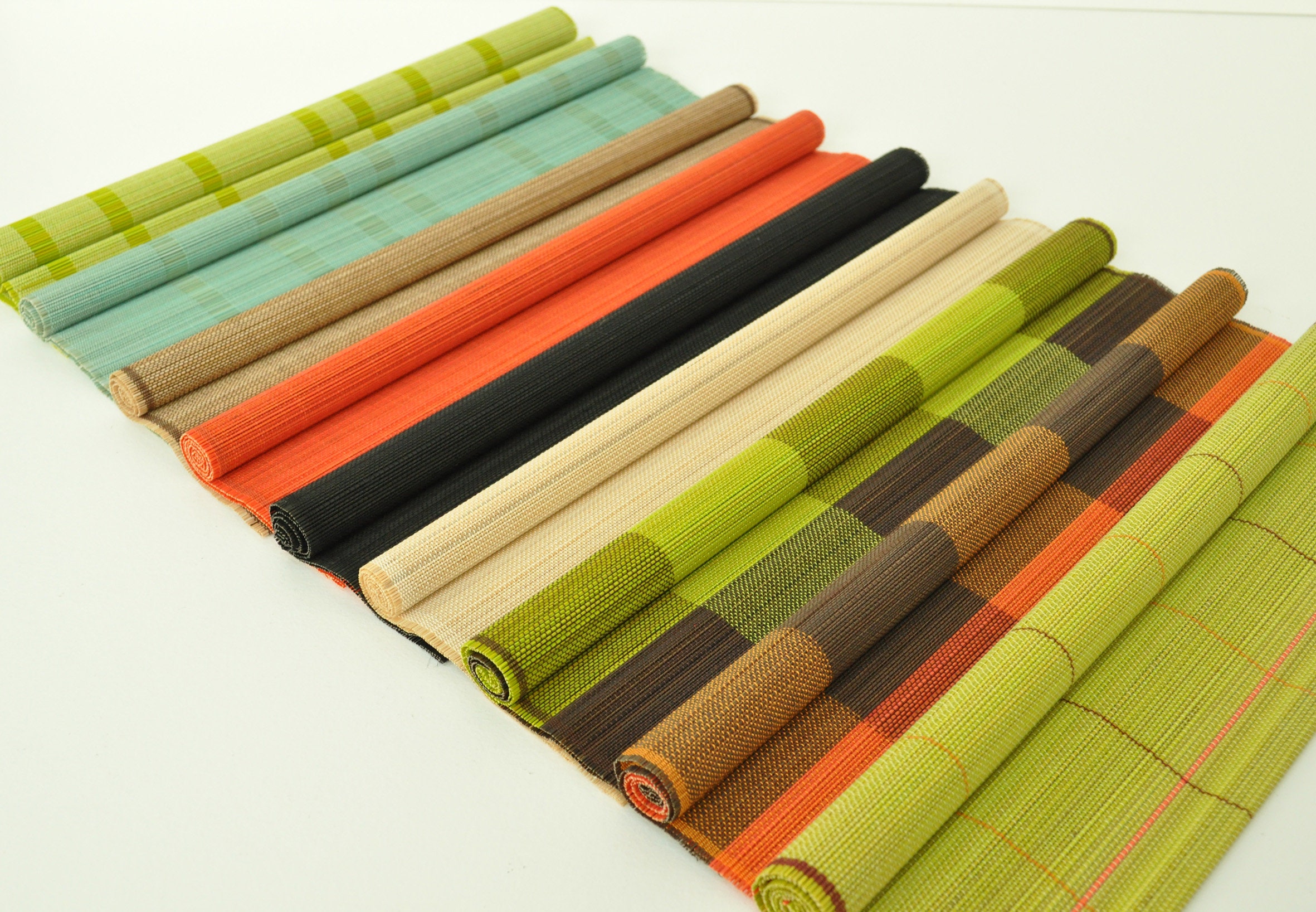 Bamboo Wood Handmade Bamboo Placemats Table Mats Pack of 4 - Etsy