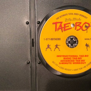 Original Billy Blanks Tae Bo DVD, Tae Bo Workout DVD, Tae Bo Workouts ...