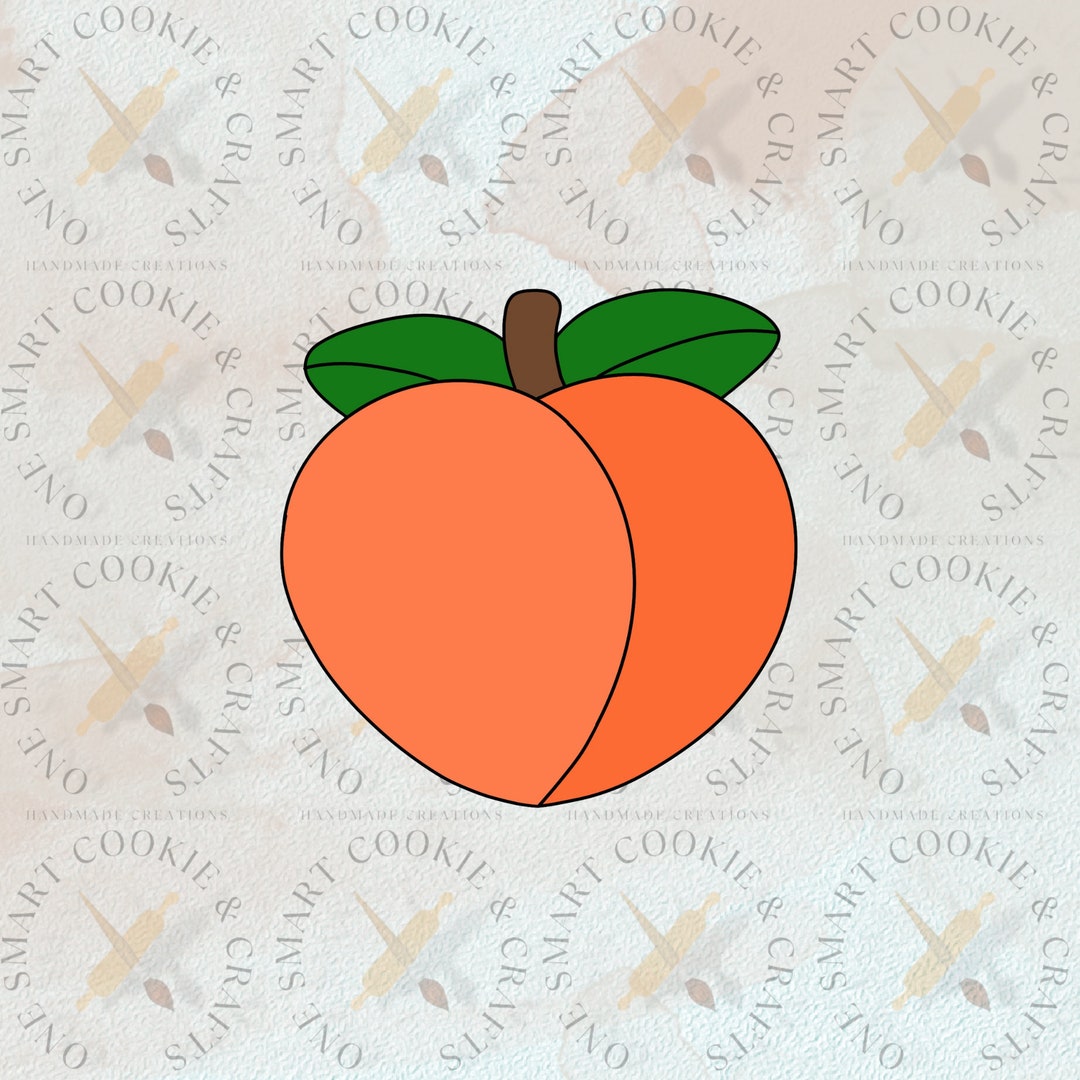 Peach Cookie Cutter/peach Cookie/fruit Cookie Cutter/georgia Cookie ...