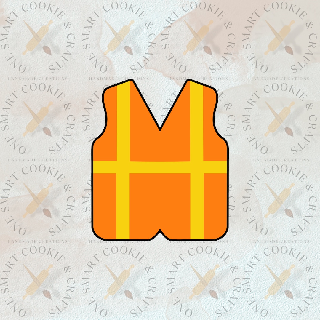 Safety Vest Cookie Cutter/traffic Cone Cookie Cutter/construction ...