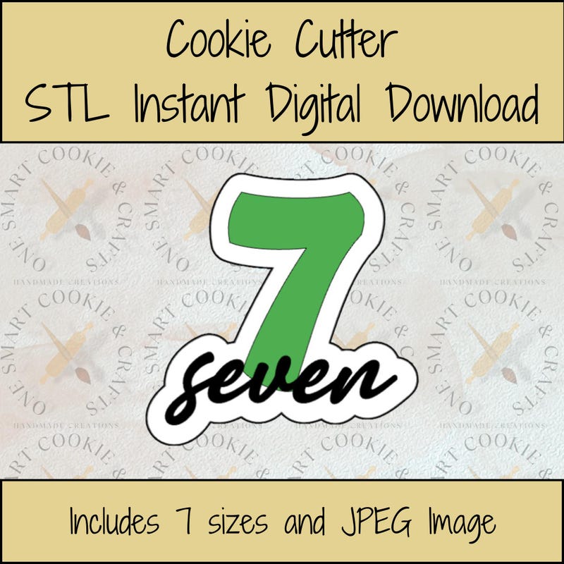7 Cookie Cutter - Etsy