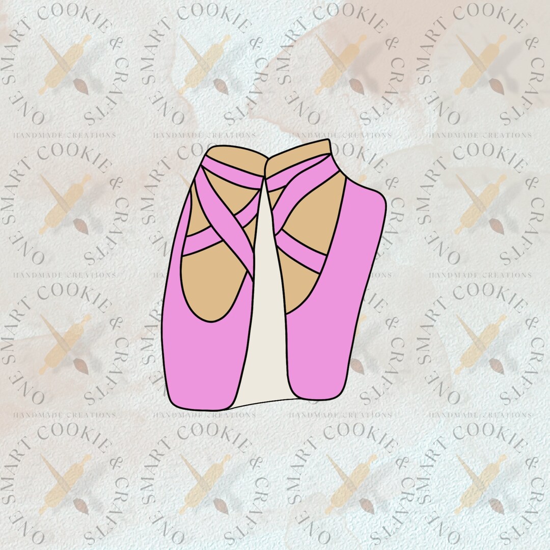 Ballerina Cookie Cutter/dancing Cookie Cutter/ballet Shoes Cookie ...