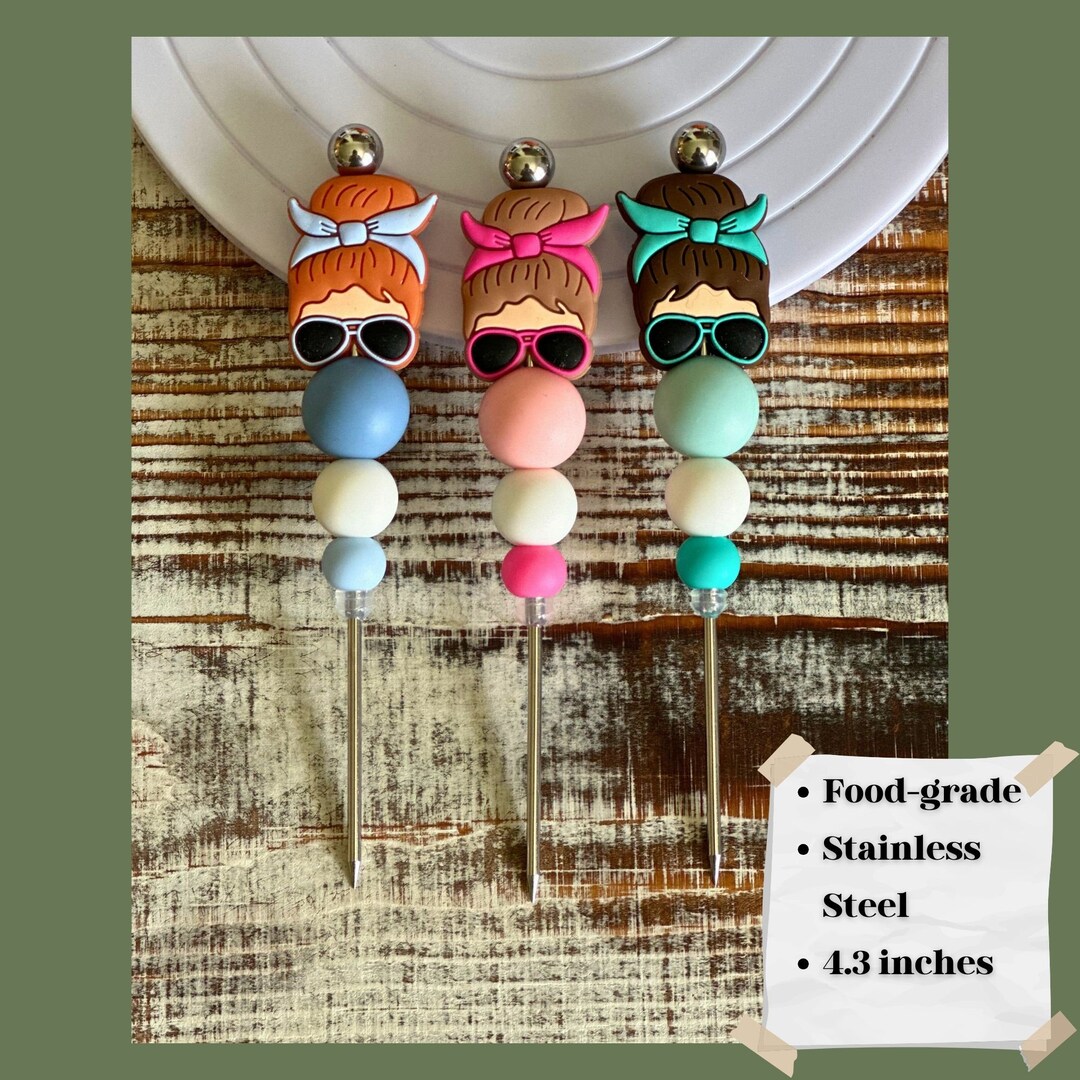 Messy Hair Mom Cookie Scribe/cookie Scribe/cake/scribe Tool/pokey Tool ...