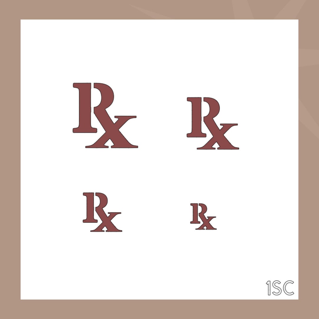 Medical Pharmacy Cookie Stencil/mylar Stencil/reusable Stencil/cookie ...