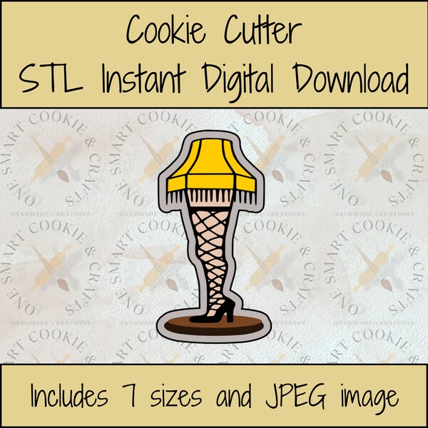 Leg Lamp Cookie Cutter - Etsy