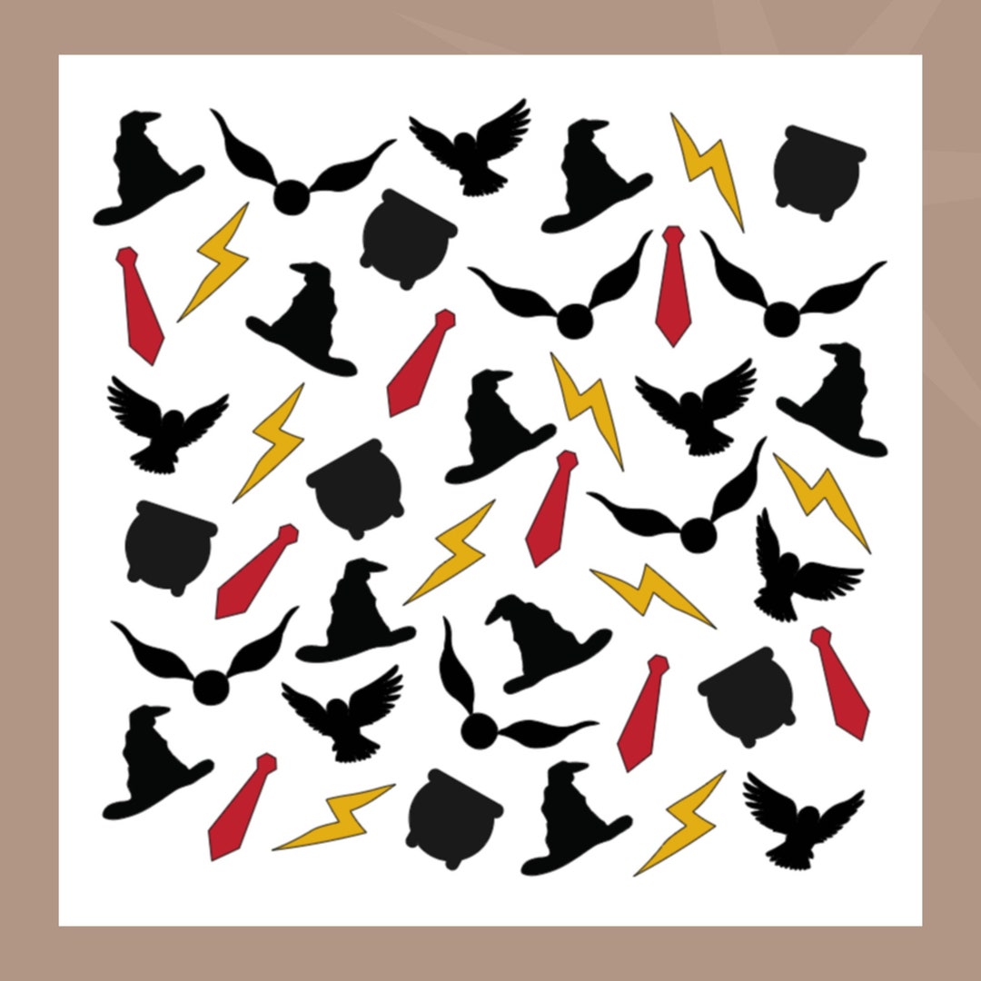 Wizard Cookie Stencil/background/mylar Stencil/reusable Stencil/cookie ...