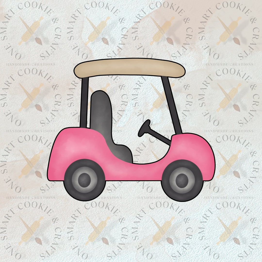 Golf Cart Cookie Cutter/golf Cookie Cutter/golf Ball Cookie Cutter/golf ...