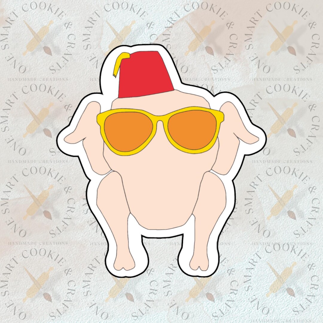 Turkey Cookie Cutter/frame Cookie Cutter/friendsgiving Cookie Cutter ...