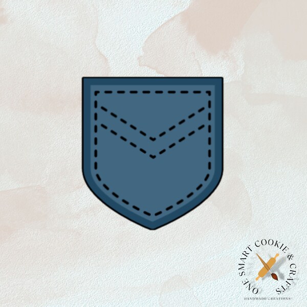 Jean Pocket Cookies Cutter - Etsy