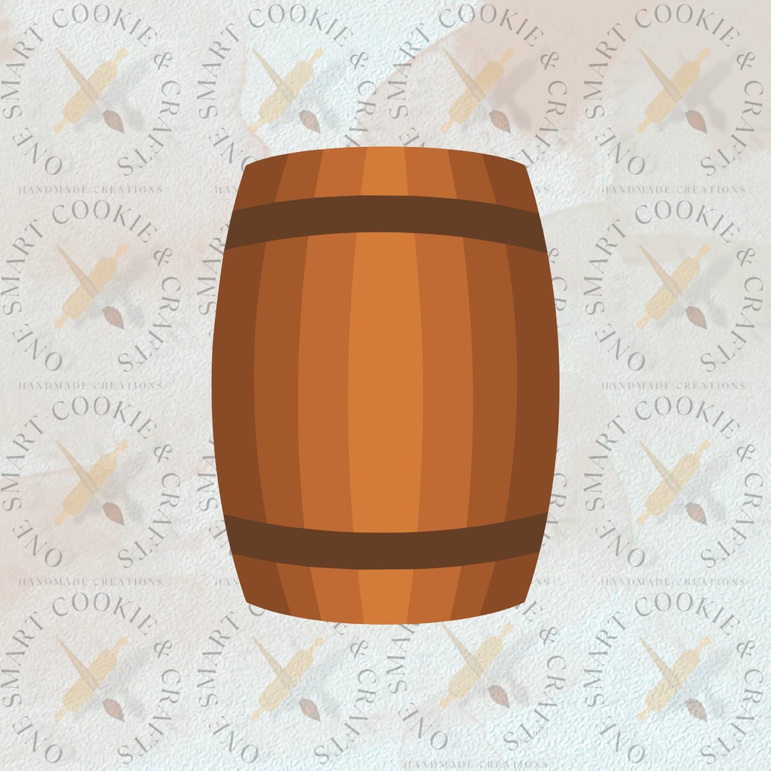 Barrel Cookie Cutter/whiskey Cookie Cutter/bourbon Cookie Cutter ...