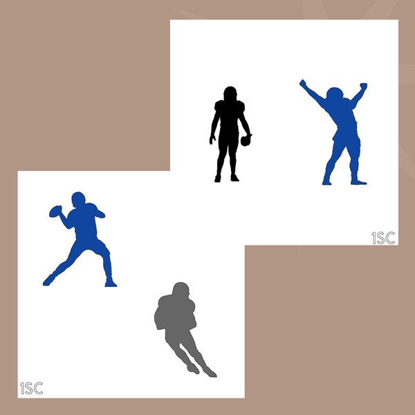 Nfl Stencils - Etsy