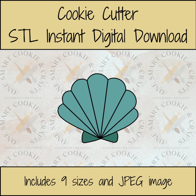 Seashell Cookies - Etsy