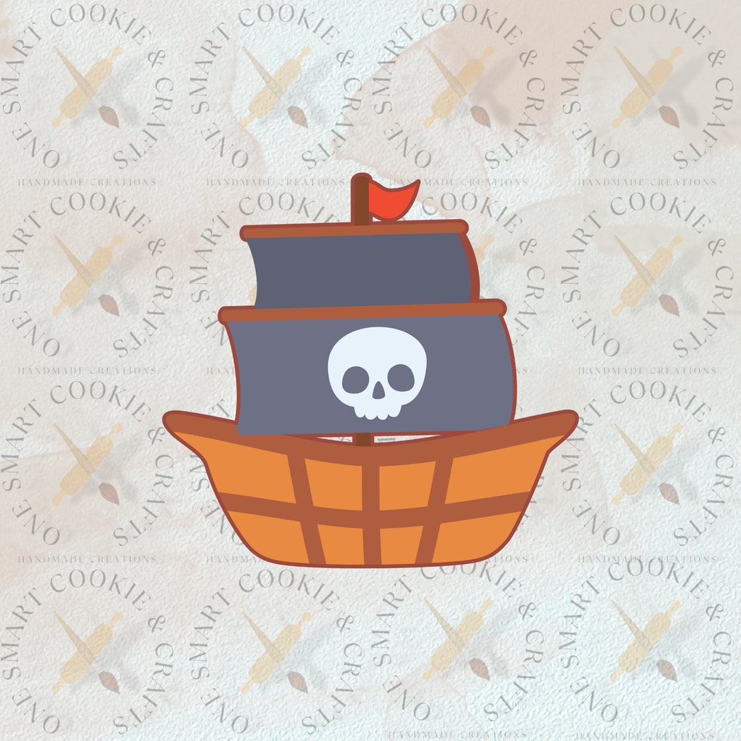 Pirate Ship Cookie Cutter/pirate Cookie Cutter/nautical Cookie Cutter ...