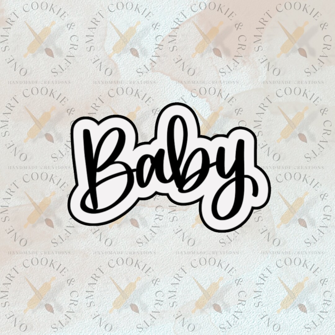 Baby Cookie Cutter/baby Plaque Cookie Cutter/gender Reveal Cookie ...