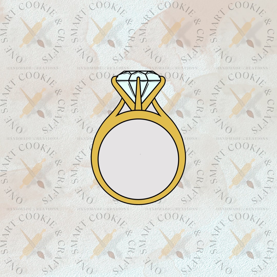 Ring Cookie Cutter/wedding Ring Cookie Cutter/bride Cookie Cutter ...