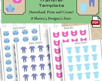 Baby Clothes Transfer Sheet - Etsy