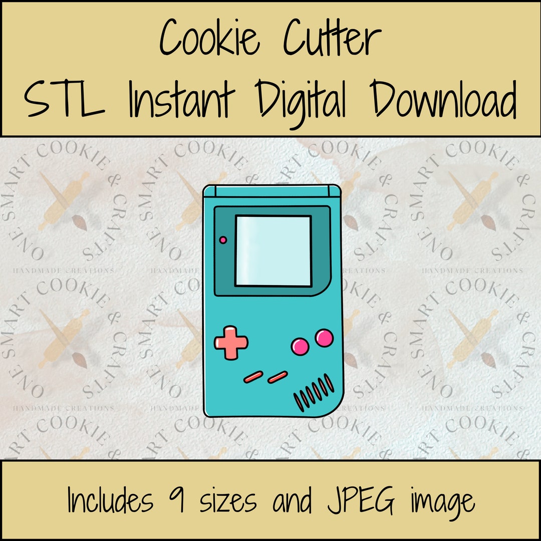 Video Game Cookie Cutter Stl/video Game Cookie Cutter/superhero Cookie ...
